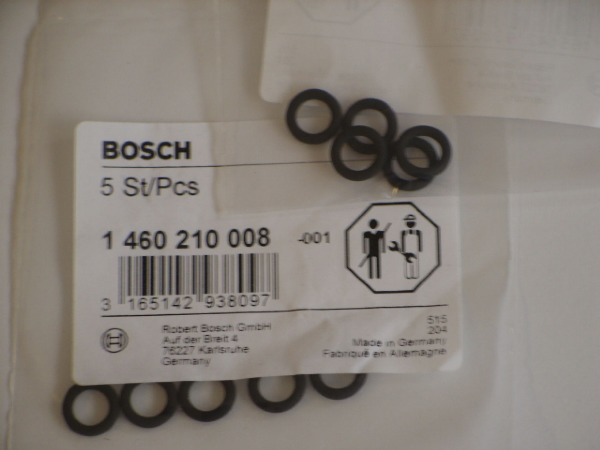 1460210008, Oring dźwigni gazu pompa Bosch VE - BOSCH - CZĘŚCI (DIESEL ...
